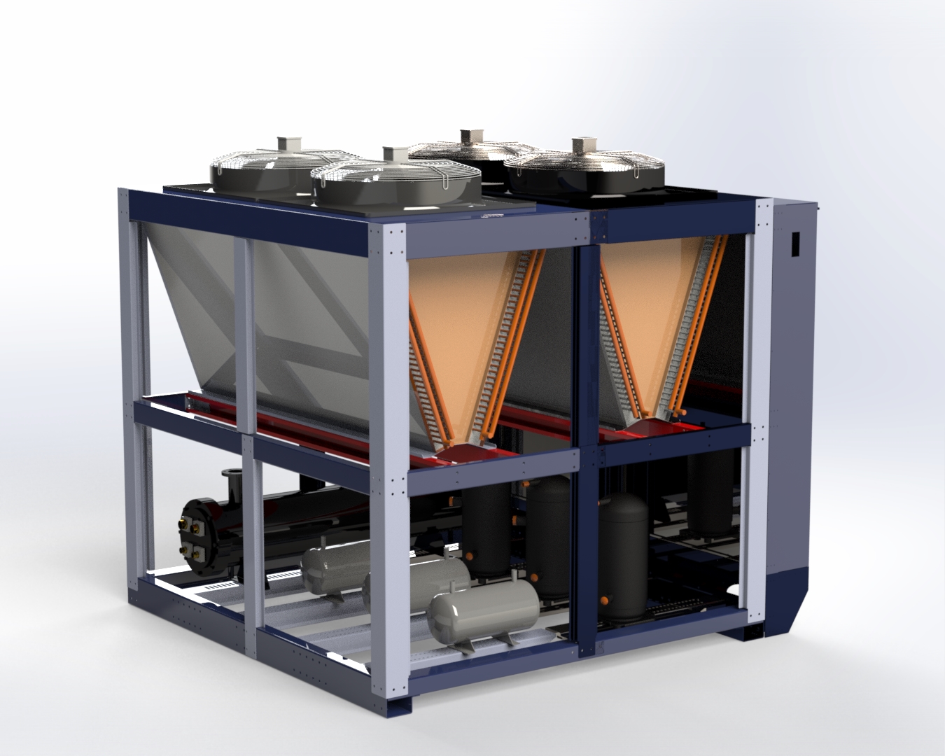 چیلر چیست؟ | چیلر سه مدار ACSL | چیلر هوا خنک اسکرال | مزایا و معایب چیلر